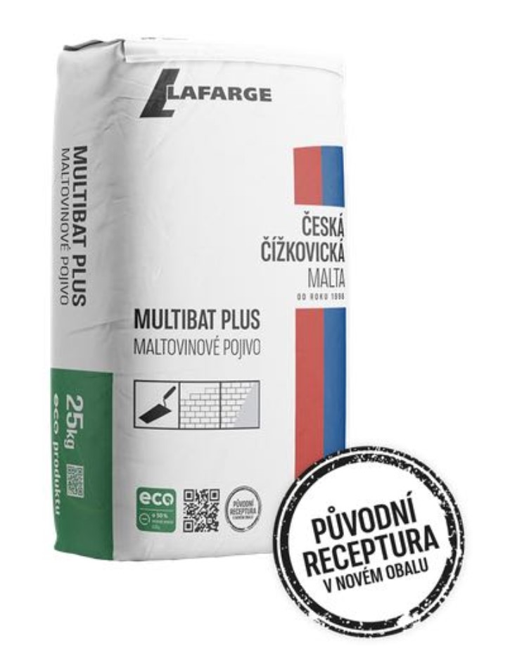 Pojivo maltové Lafarge Multibat Plus 25kg | mStavebniny